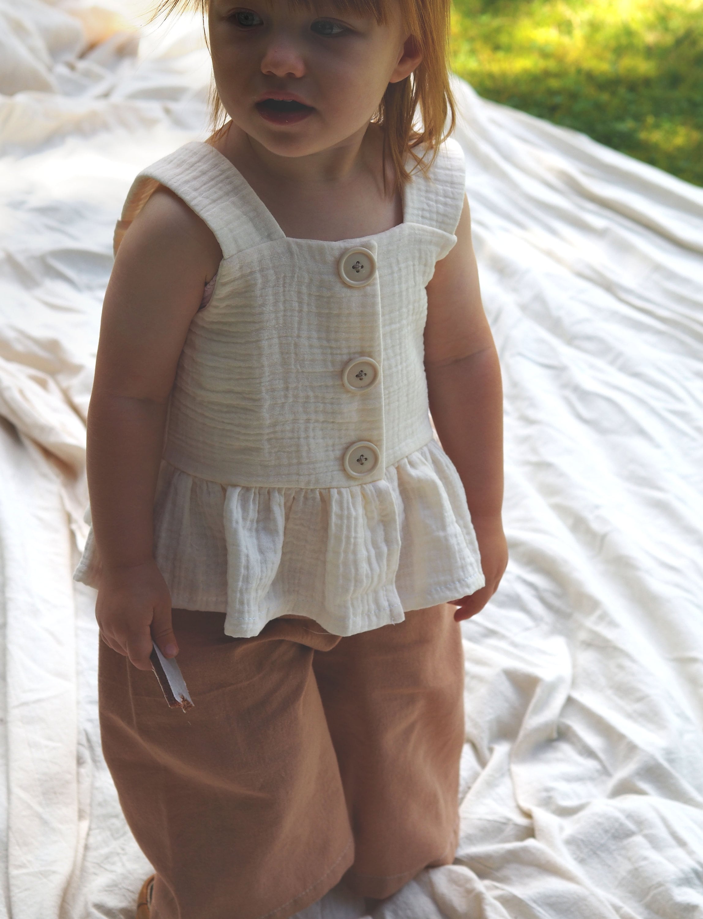Baby Top / Boy Girl Top With Frills / Kids Top Button up / Baby Shirt ...