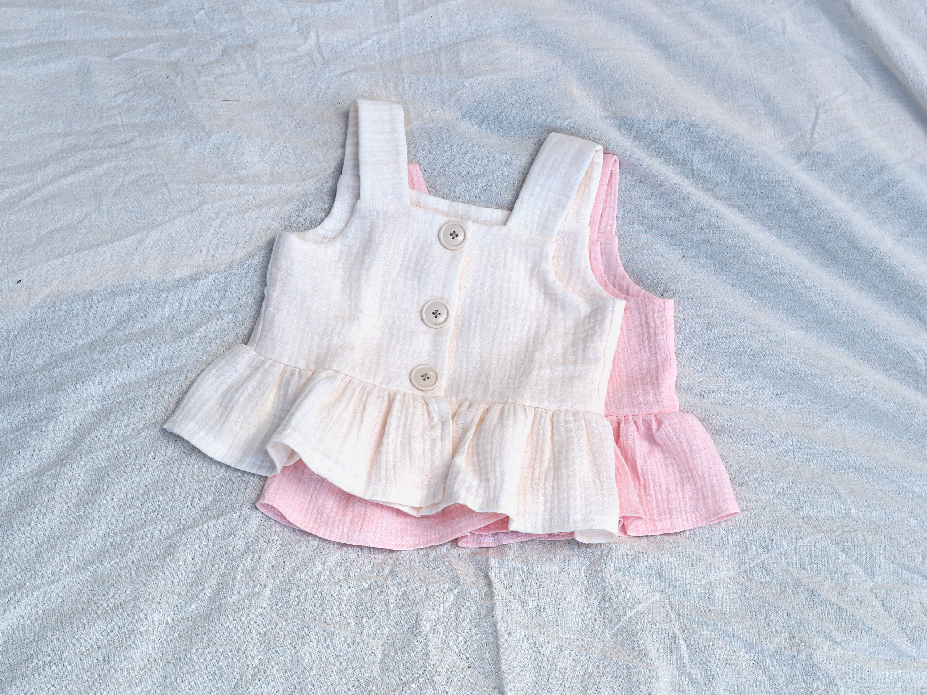 Baby Top / Boy Girl Top With Frills / Kids Top Button up / Baby Shirt ...