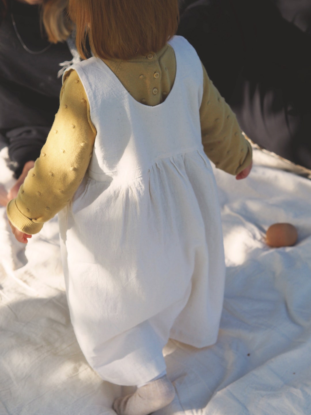 Girls Dress Sewing Pattern | Smock Vest Dress | PDF | Kids Vintage ...