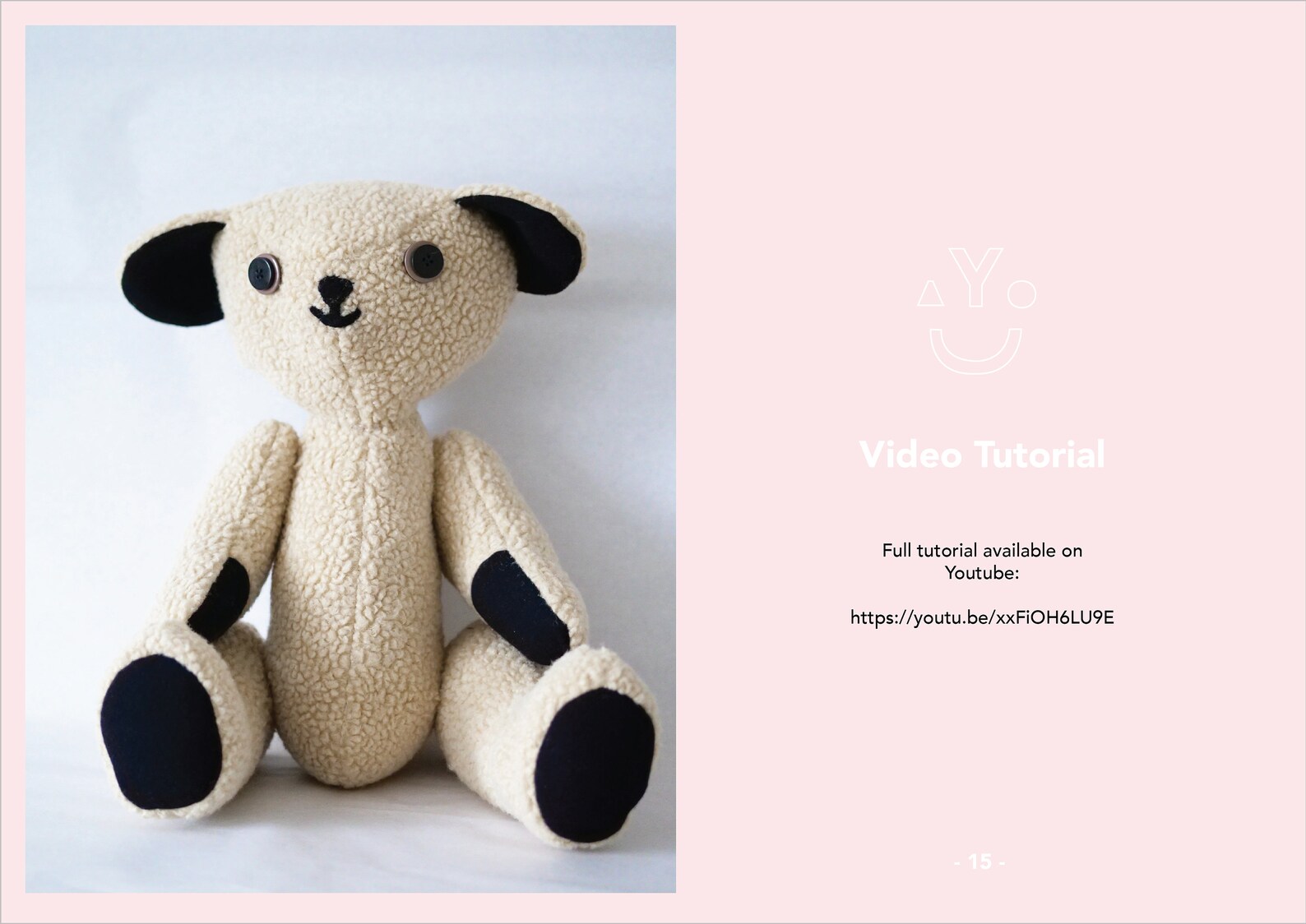 Teddy Bear Pattern Memory Bear Sewing Pattern With Video | Etsy