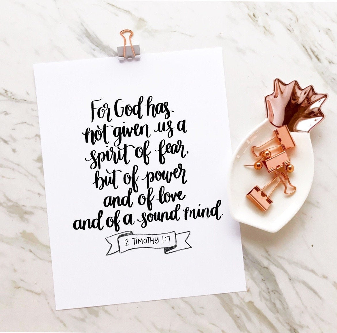 2 Timothy 1:7 Instant Download Print - Etsy