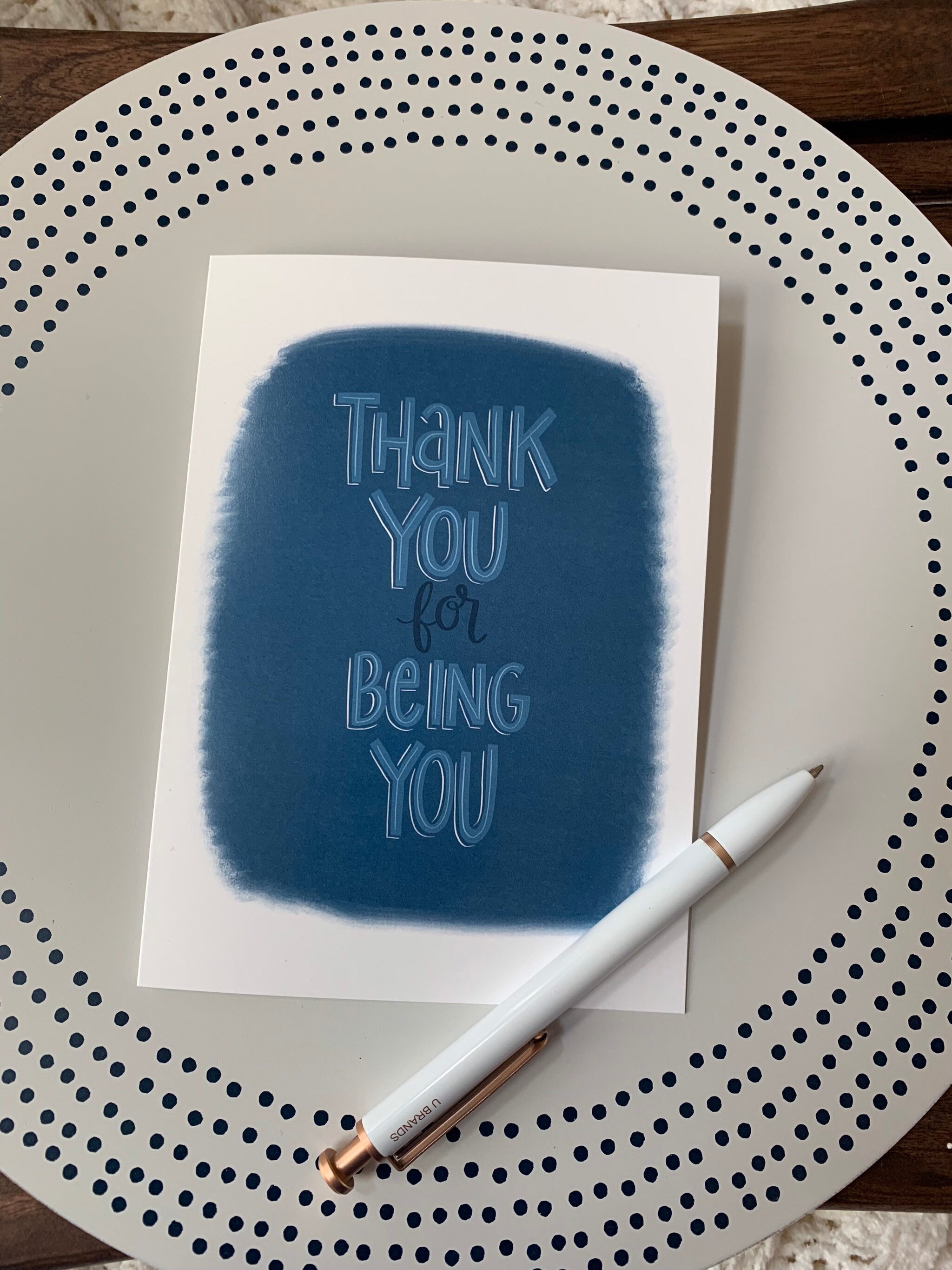Thank You for Being You Card - Etsy