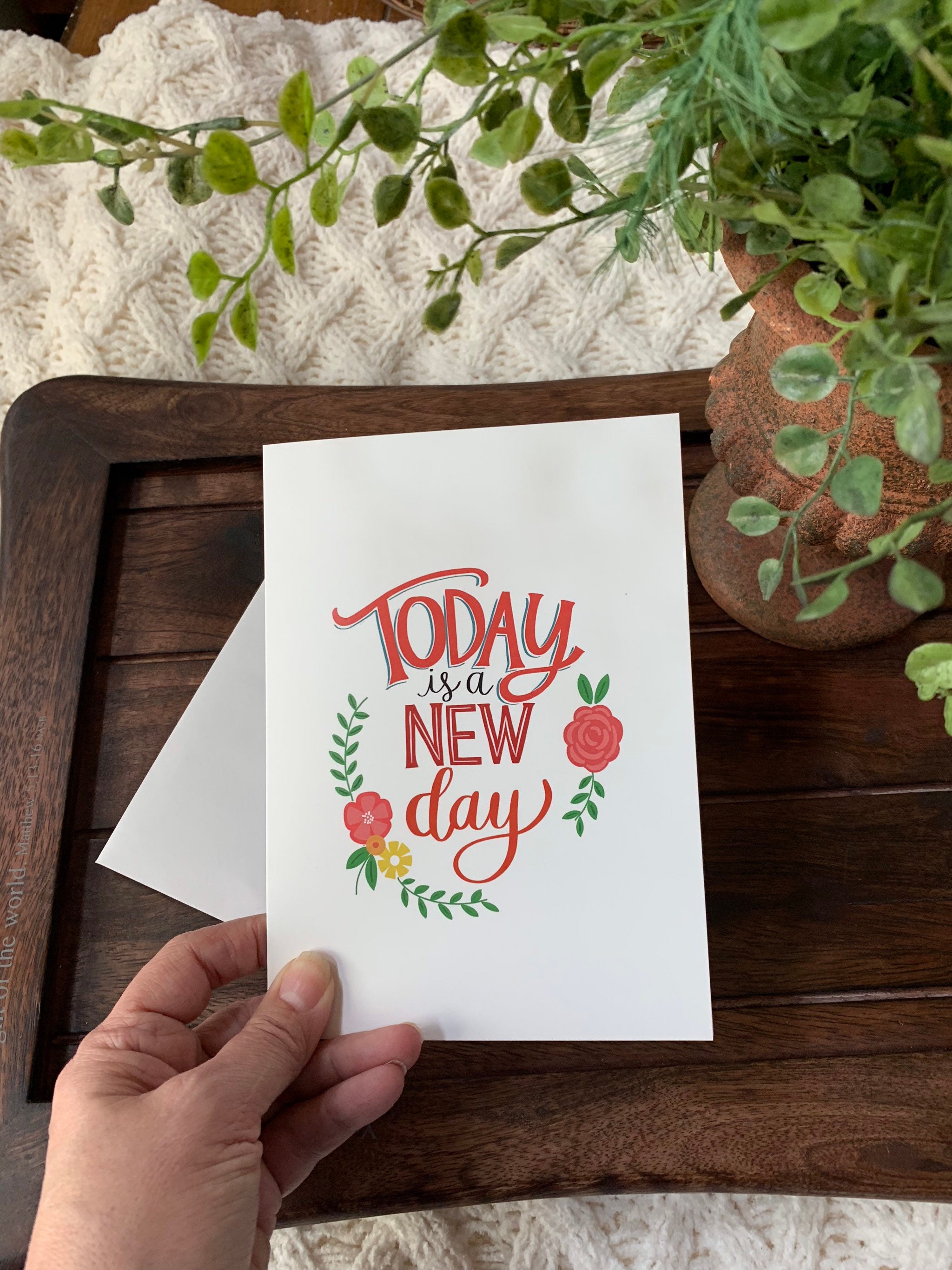 Today is a New Day Card - Etsy