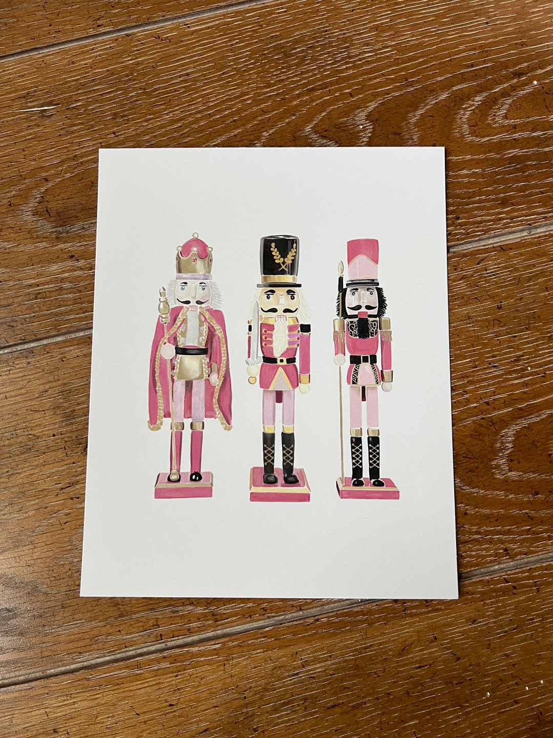 Nutcracker (pink) Print, Nutcracker Wall Art, Pink Nutcracker Art - Etsy
