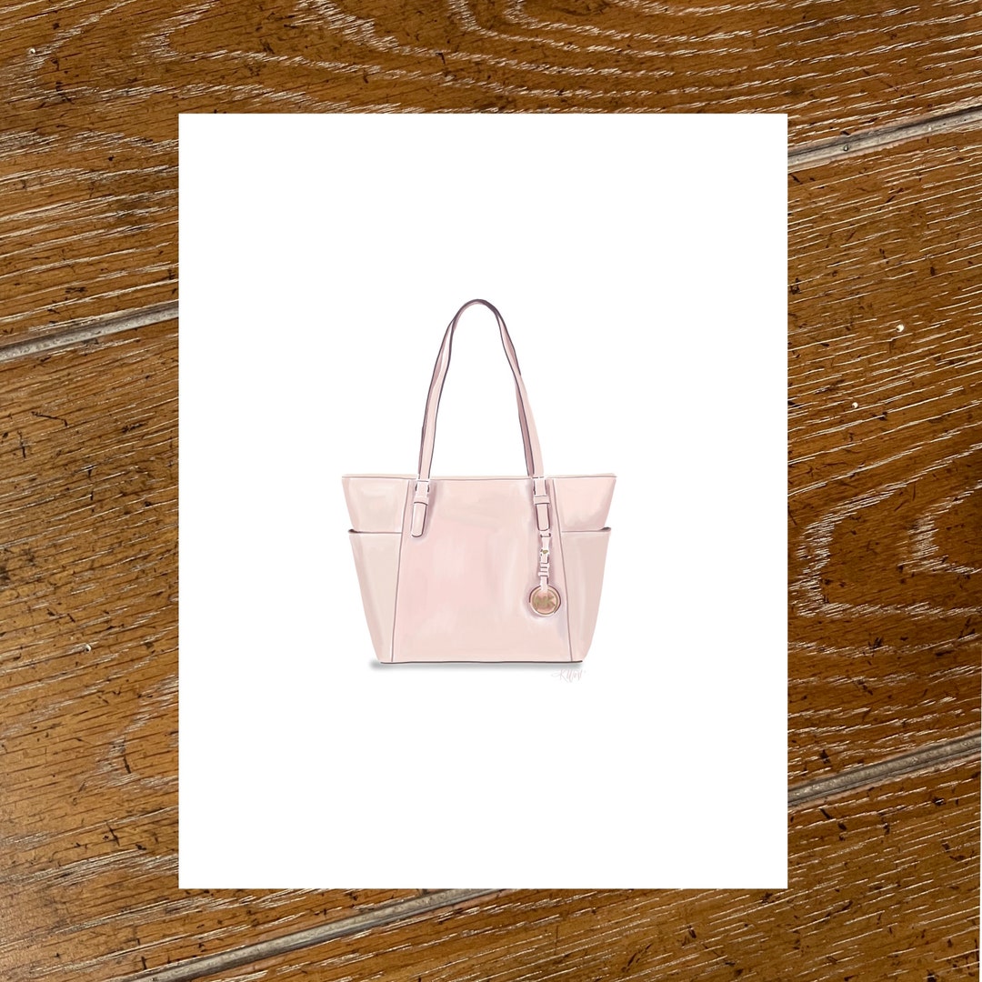 Designer Handbag Art Print, Fashion Wall Art, Pink Purse Print - Etsy