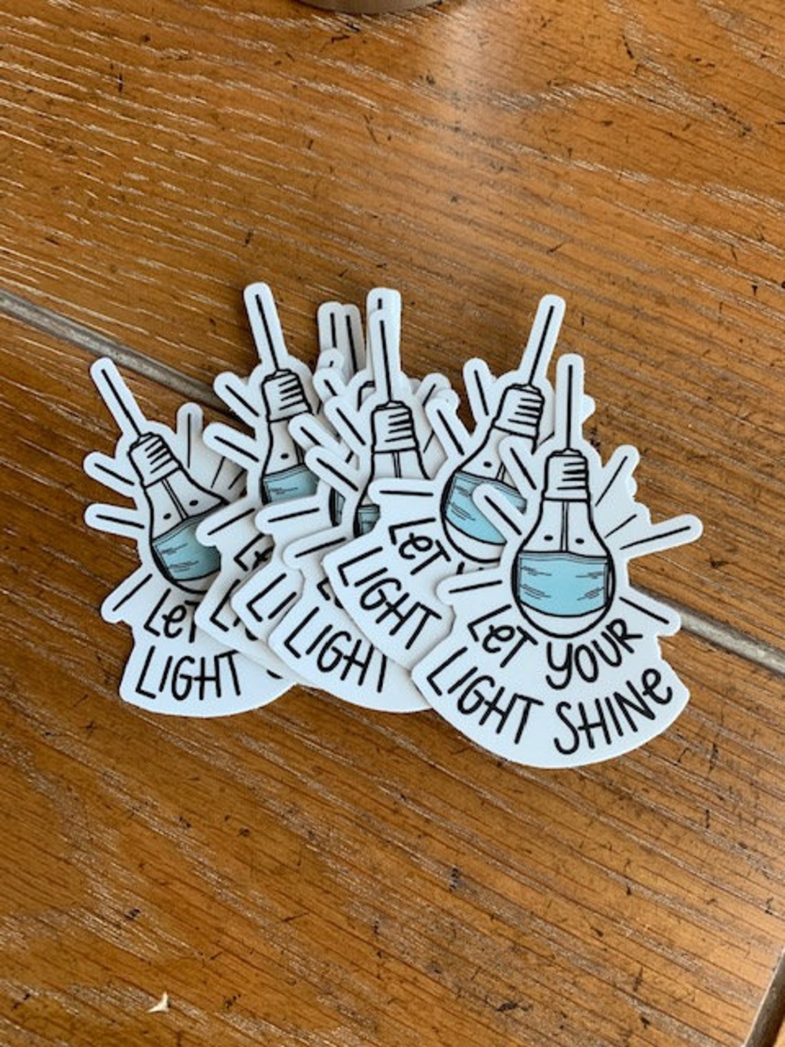 Let Your Light Shine Vinyl Sticker - Etsy
