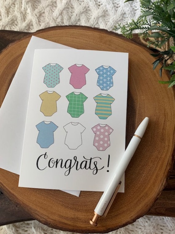 Baby Congrats Card | Etsy