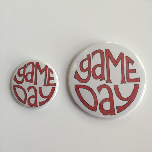 Game Day Buttons - Etsy
