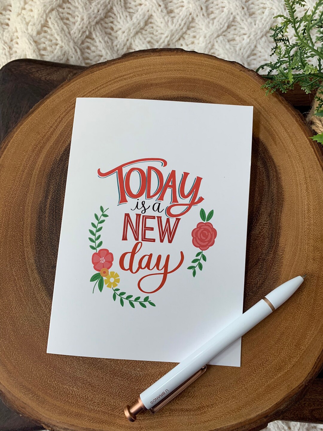 Today is a New Day Card - Etsy