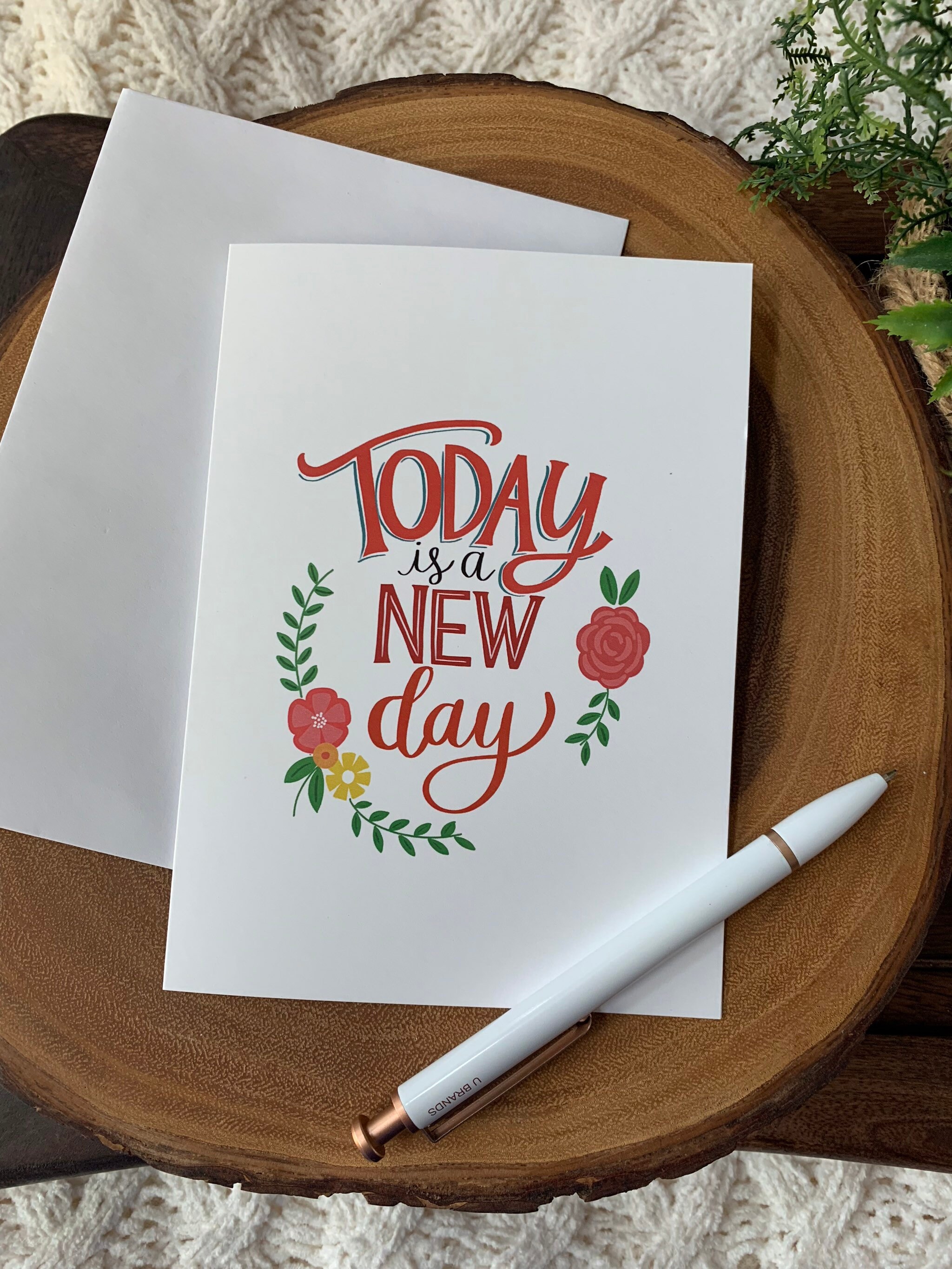 Today is a New Day Card - Etsy