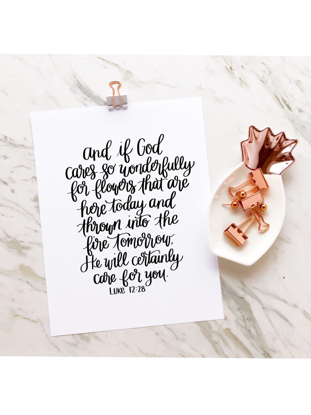 Luke 12:28 Instant Download Print - Etsy