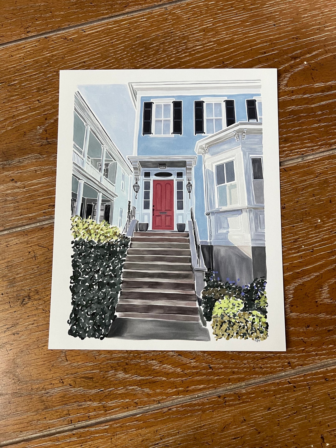 Row House Art Print, Row House Wall Art - Etsy