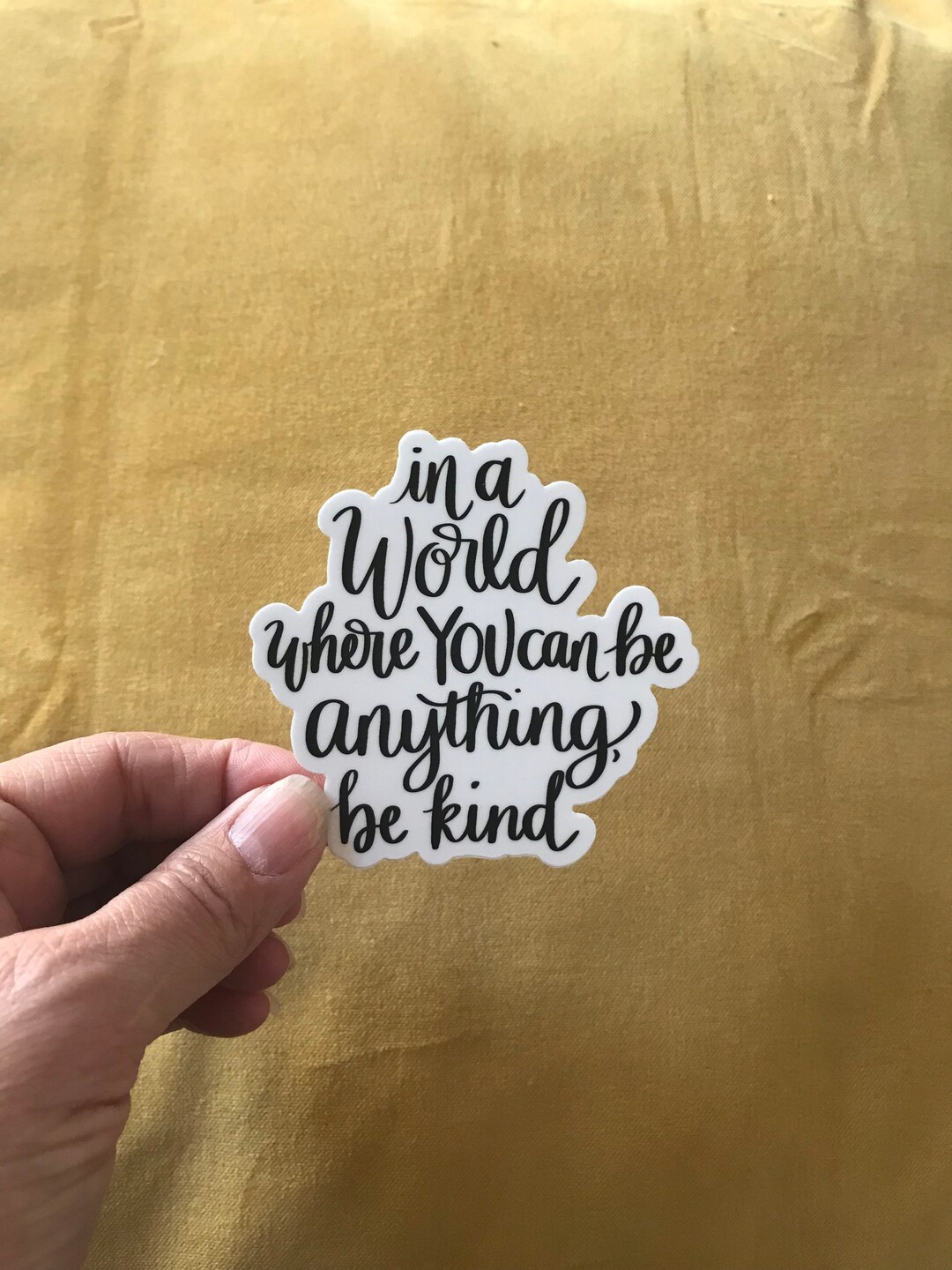 Be Kind Vinyl Sticker - Etsy