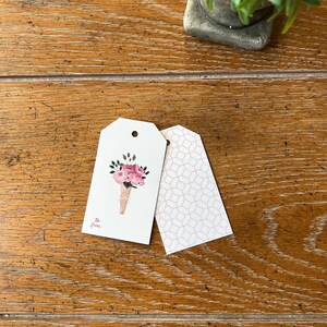 Gift Tags, All Occasion Gift Tags, Flower Bouquet Gift Tags - Etsy
