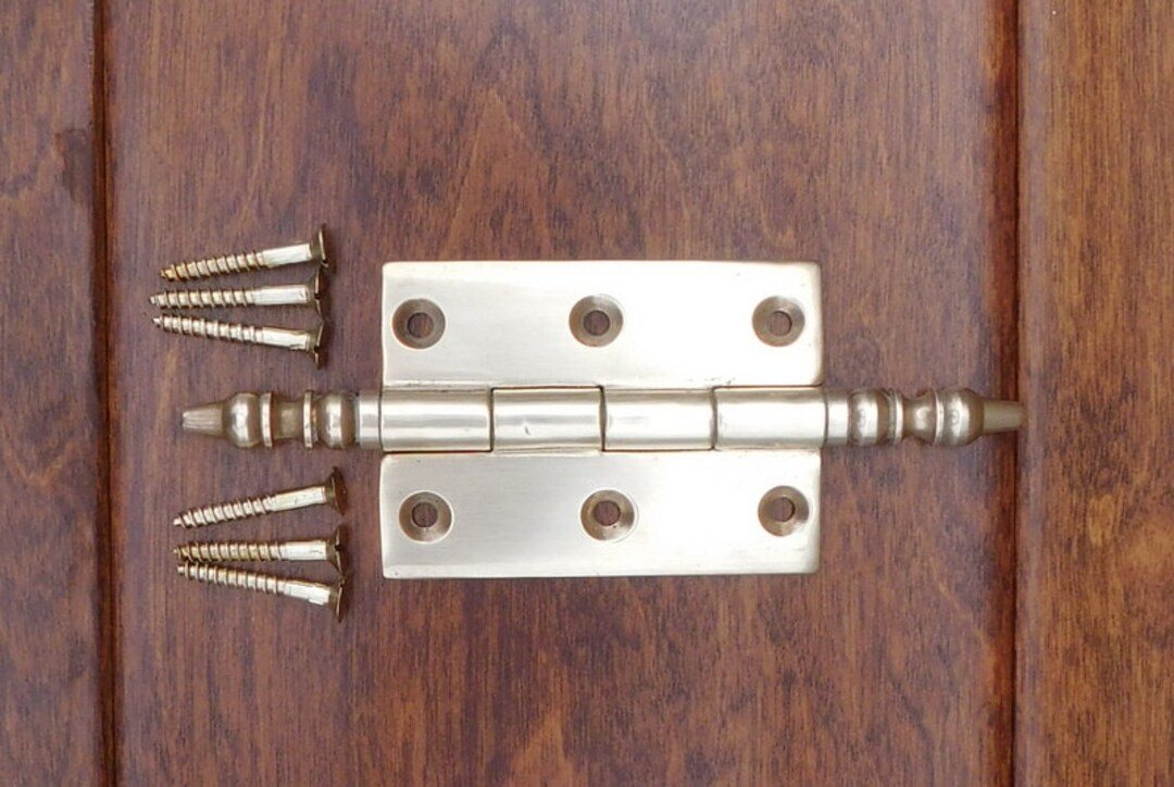 MP6004, 2.25" French Finial Hinge. Polish Brass. 4.38" Tip to Tip. - Etsy