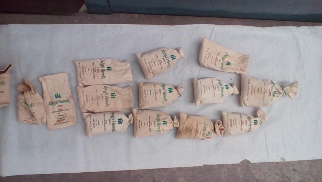 Avigal Henna Hair Color Natural Lot Nos/open - Etsy