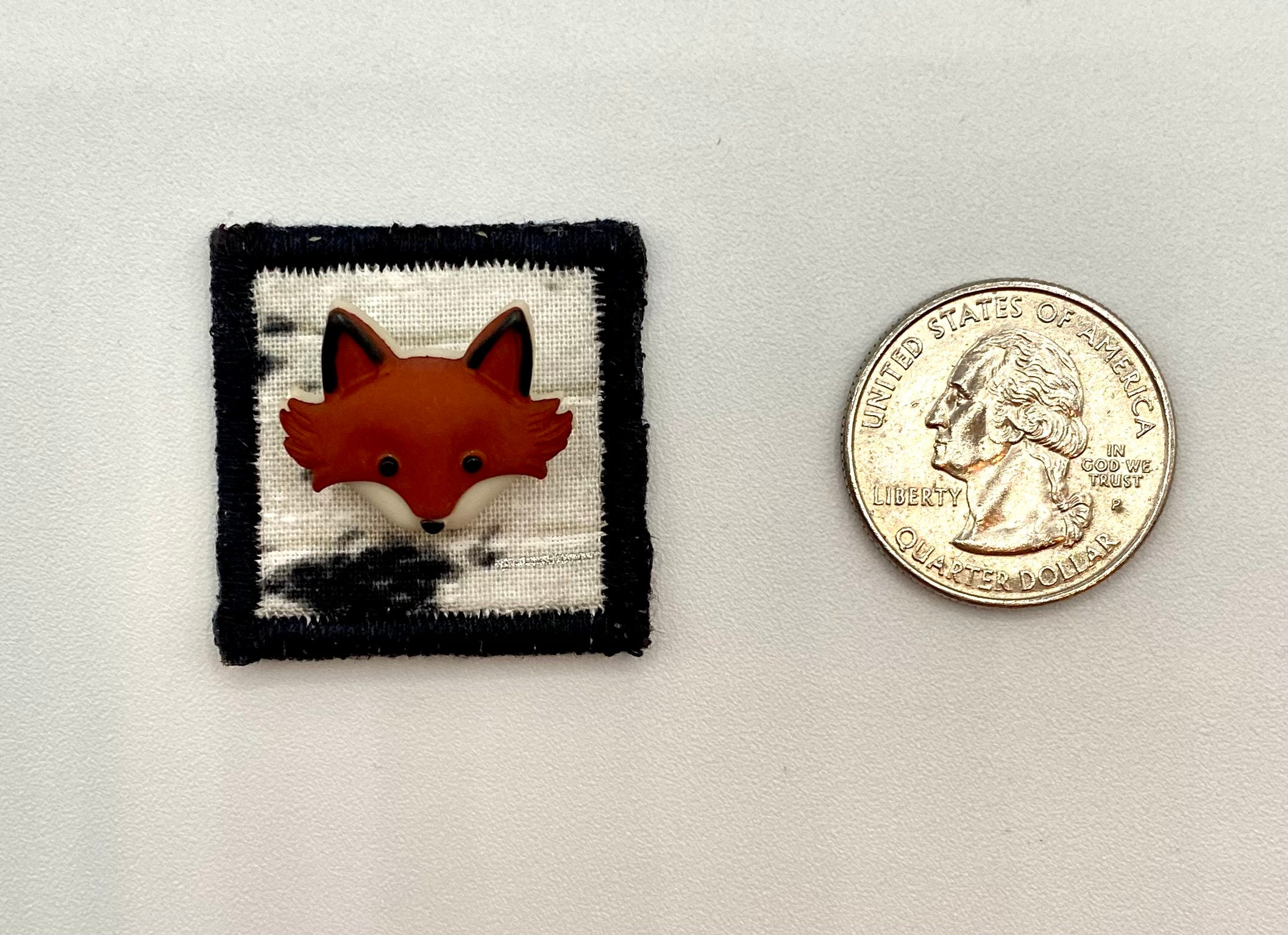 Fox Fabric Pin - Etsy
