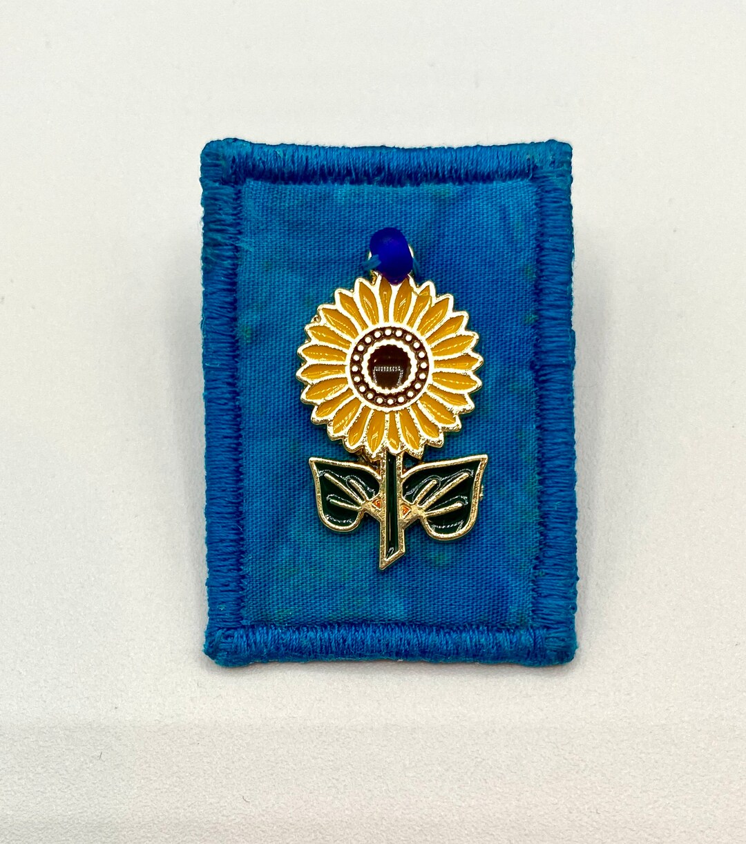 Sunflower Fabric Pin - Etsy
