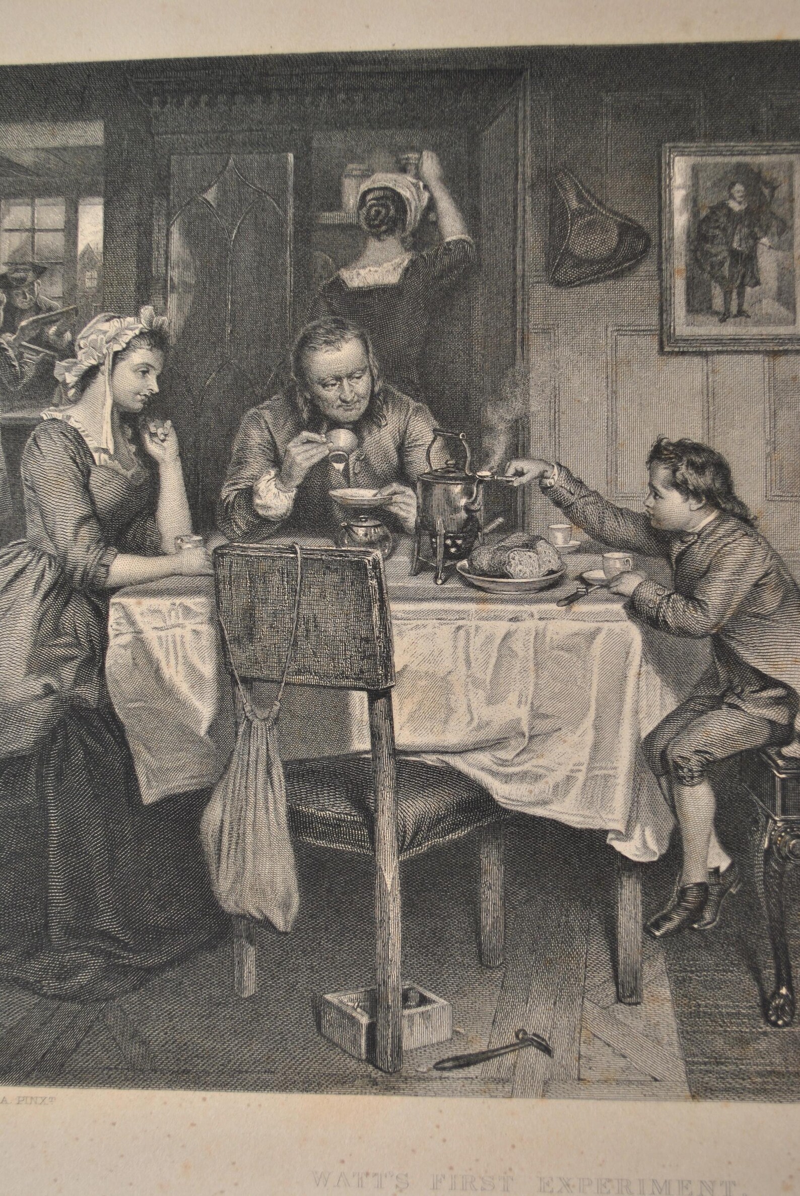 Antique Engraving Watts First Experiment Print - Etsy