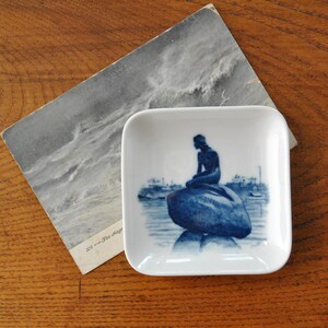Vintage Little Mermaid Trinket Dish - Etsy
