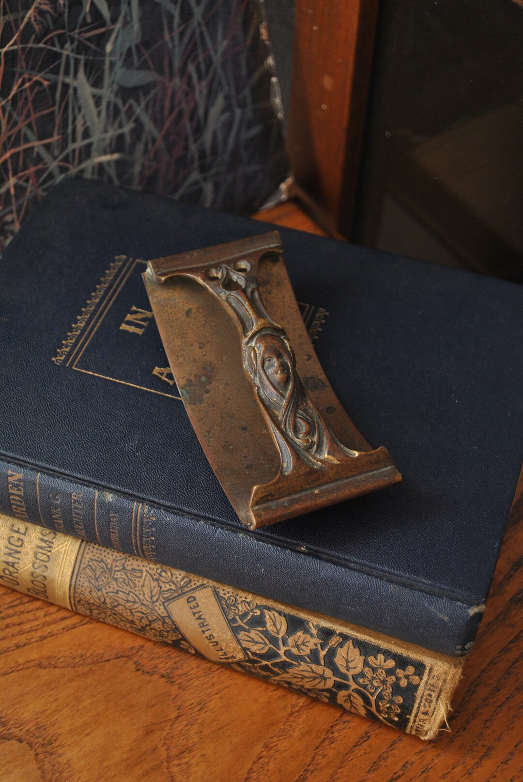 Antique Art Nouveau Lady Ink Blotter - Etsy