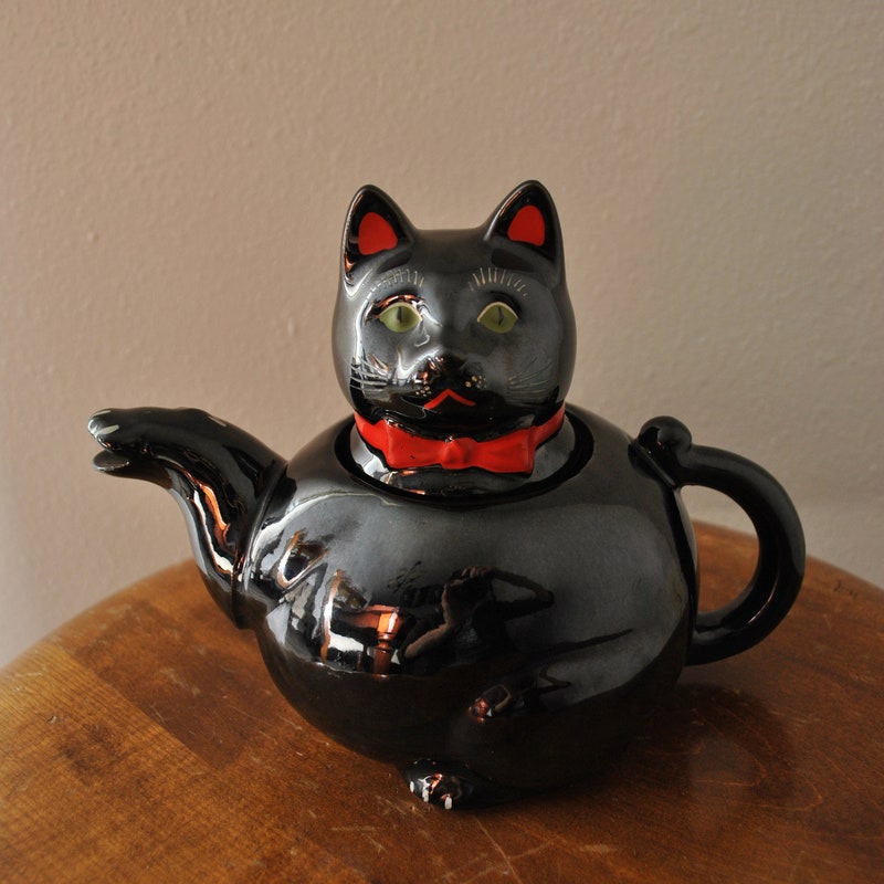 Cat Teapot - Etsy