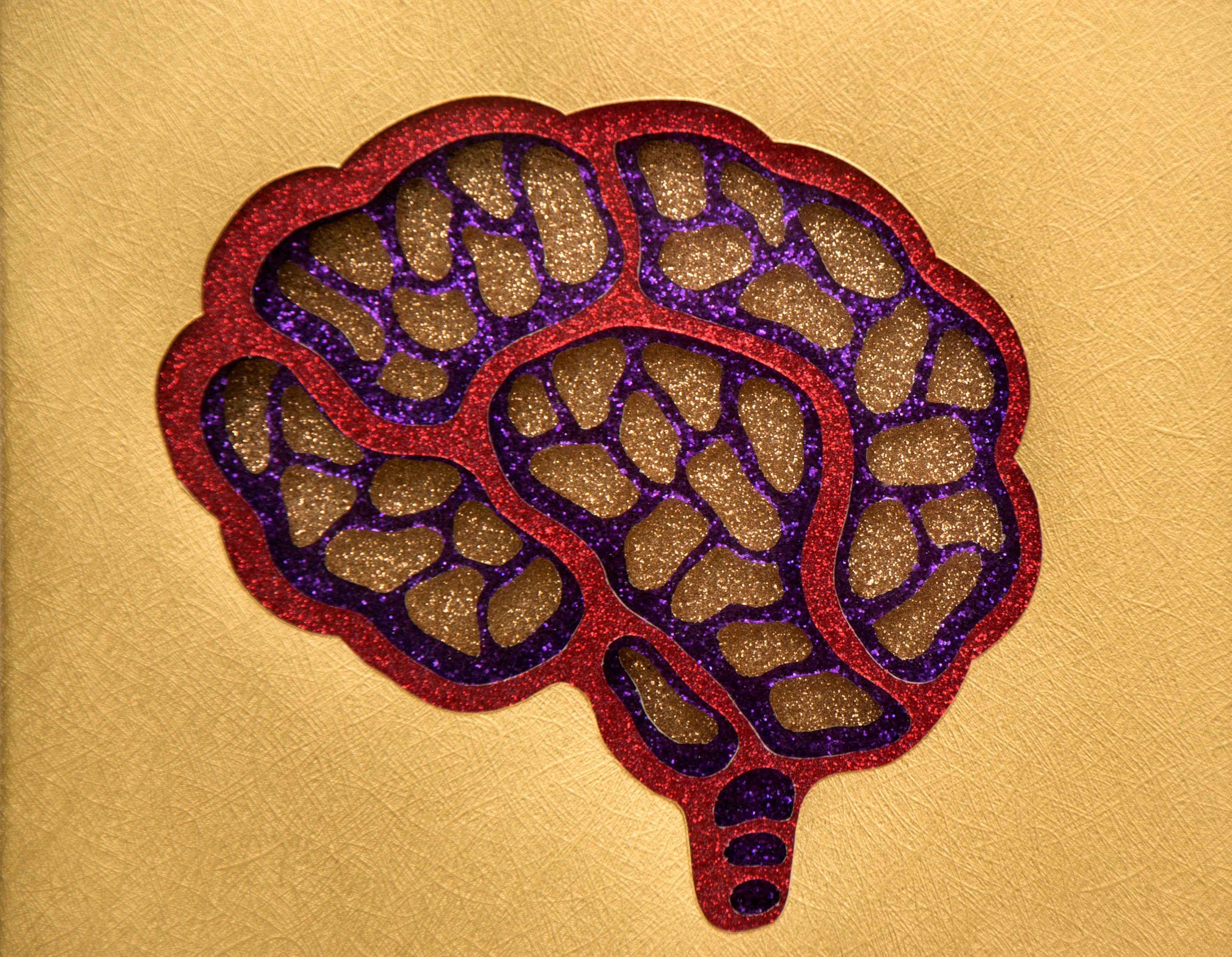 Brain Art, human anatomy brain, medical student gift, anatomy science ...