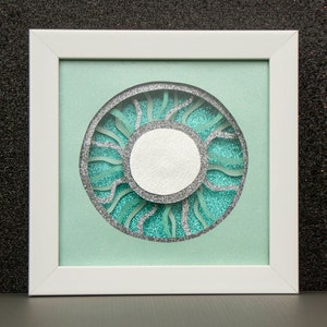 Anatomical Eye Paper Art Hand cut paper sculpture | Etsy