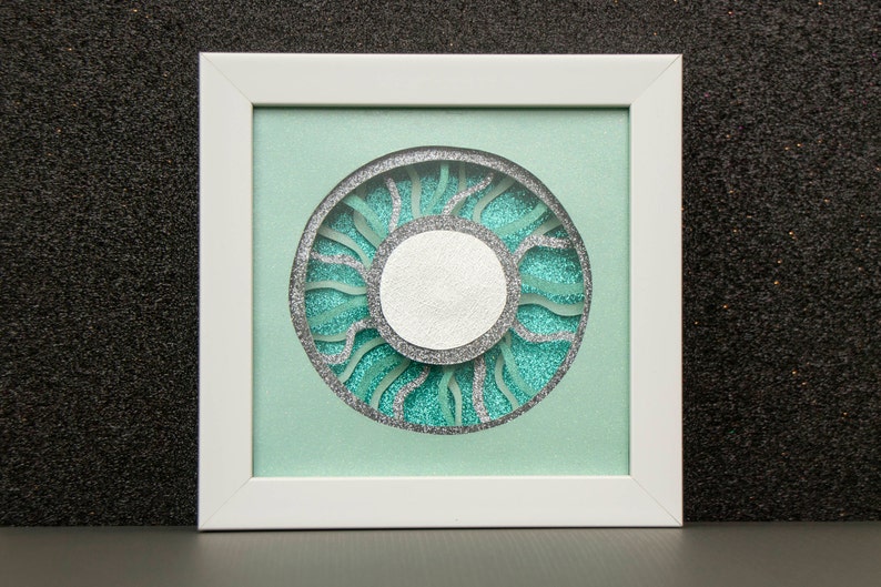 Anatomical Eye Paper Art Hand cut paper sculpture | Etsy