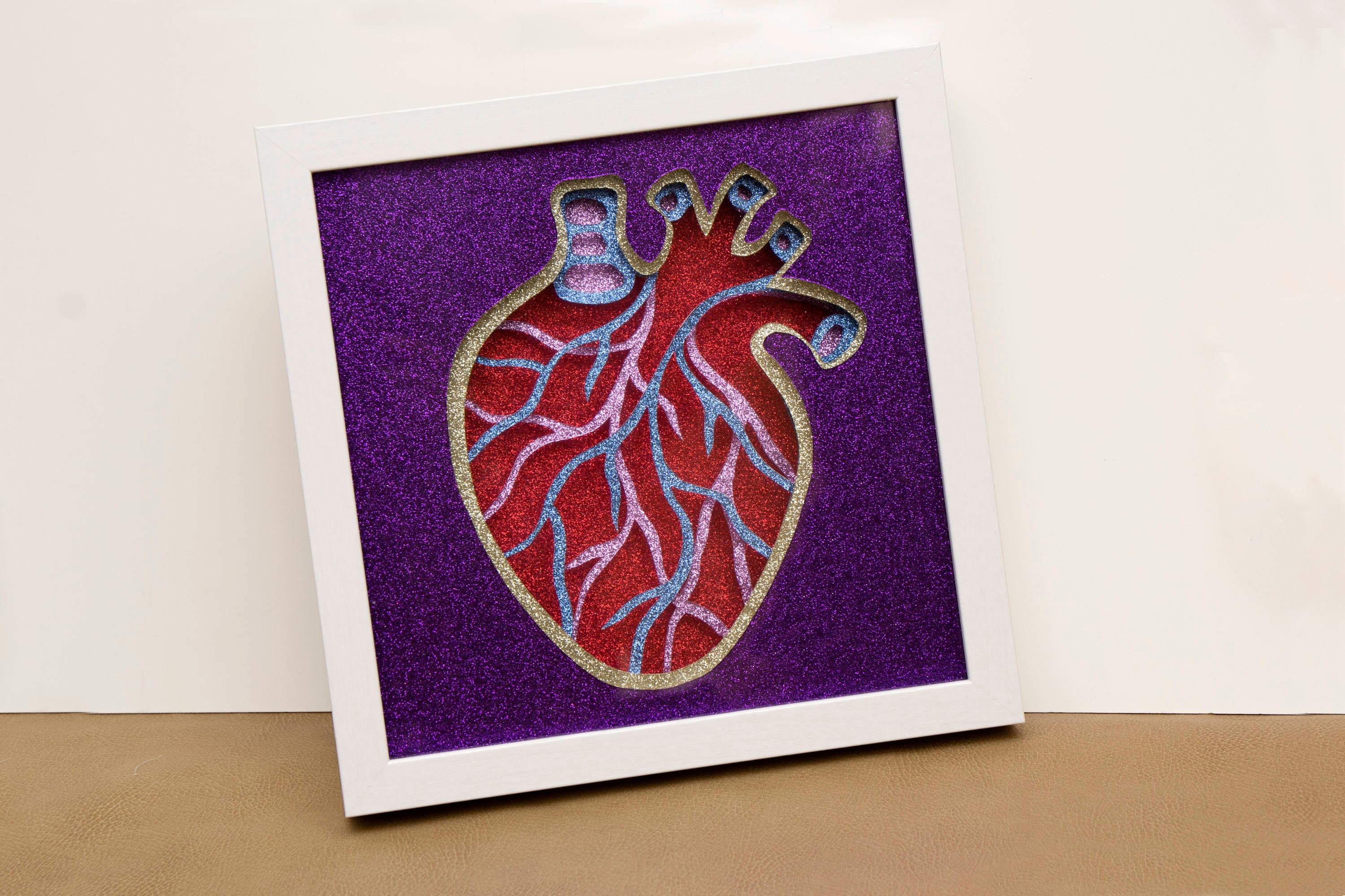 Anatomical Heart Paper Cut Art Doctor Gift Nurse Gift Anatomy Decor ...