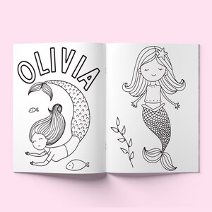 Children's Name Color Book - Children's Coloring Book - Personalized ...