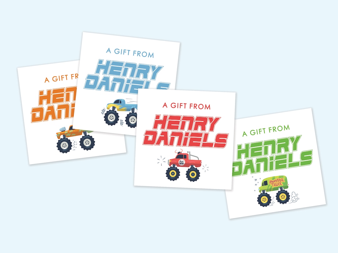 Sticker Labels - to From Labels - Kids Gift Stickers - Name Stickers ...