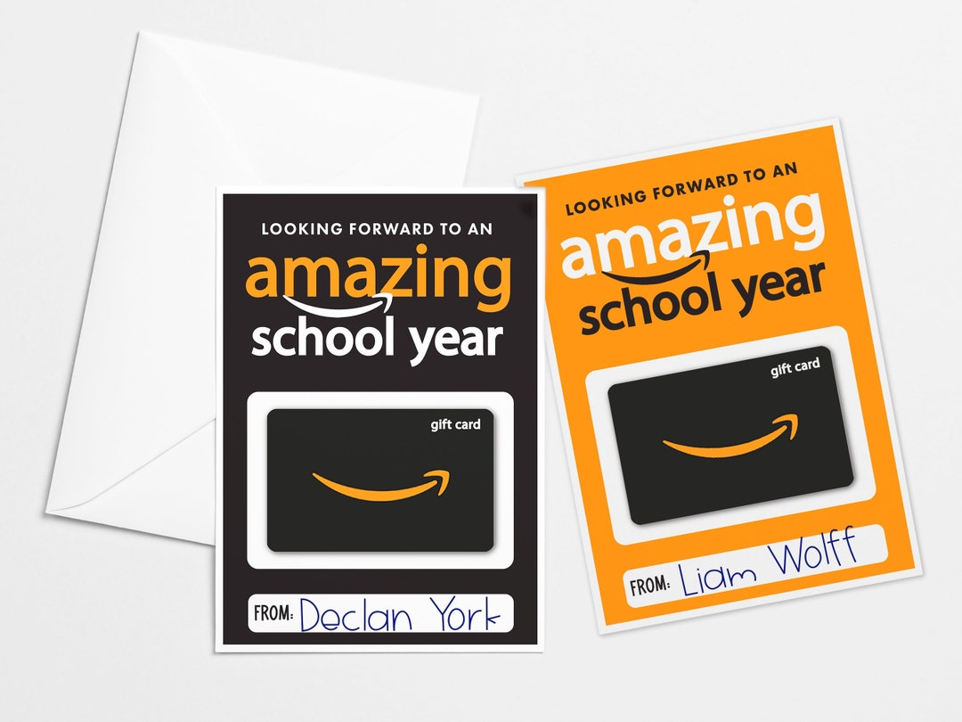 Back to School Gift Card Holder - DIGITAL DOWNLOAD - First Day of ...