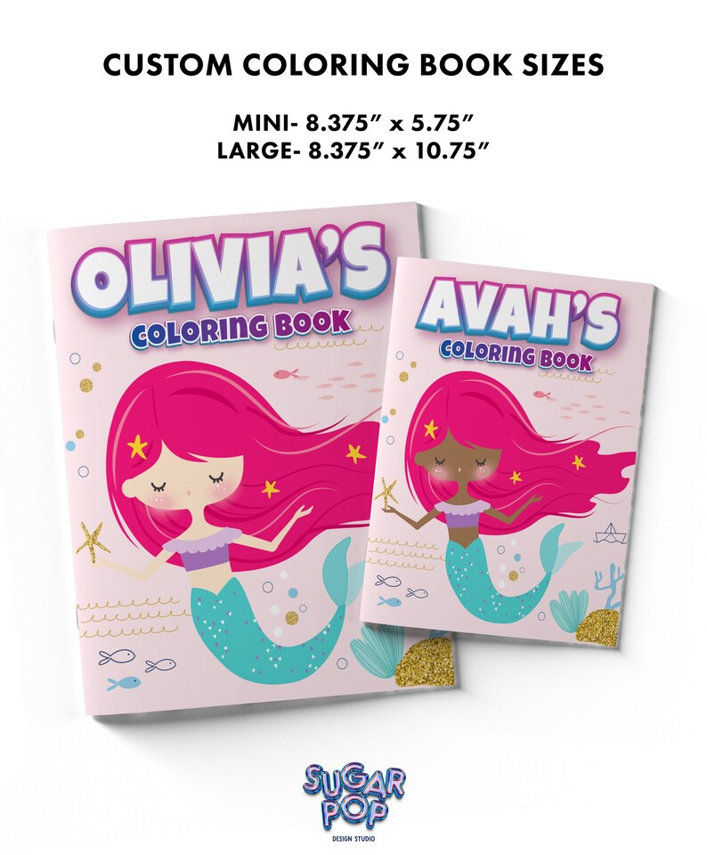 Children's Name Color Book - Children's Coloring Book - Personalized ...