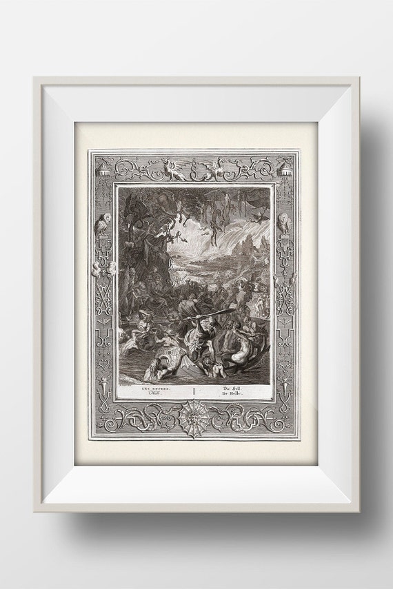 Hell Fine Art Print of an Illustration Published in Temple - Etsy