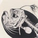 Angler Fish Skeleton - Scientific Anatomy Drawing - OE-01 Fine Art ...