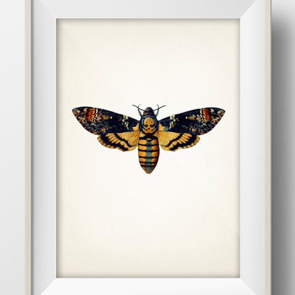 Death Head Moth - Etsy