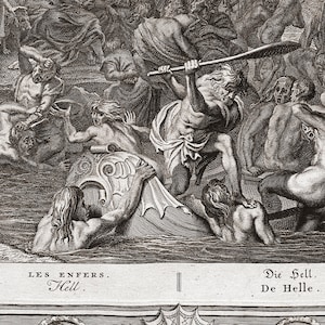 Hell - Fine Art Print of an Illustration Published in Temple of the ...