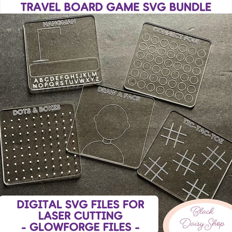 Travel Games Laser - Etsy UK