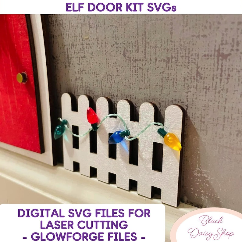 Christmas Elf Door Kit SVG: Laser Cut Door Files (digital Cut File) - Etsy