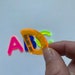 Acrylic Neon Alphabet and Numbers Learning Tool, Homeschool, Child Room ...