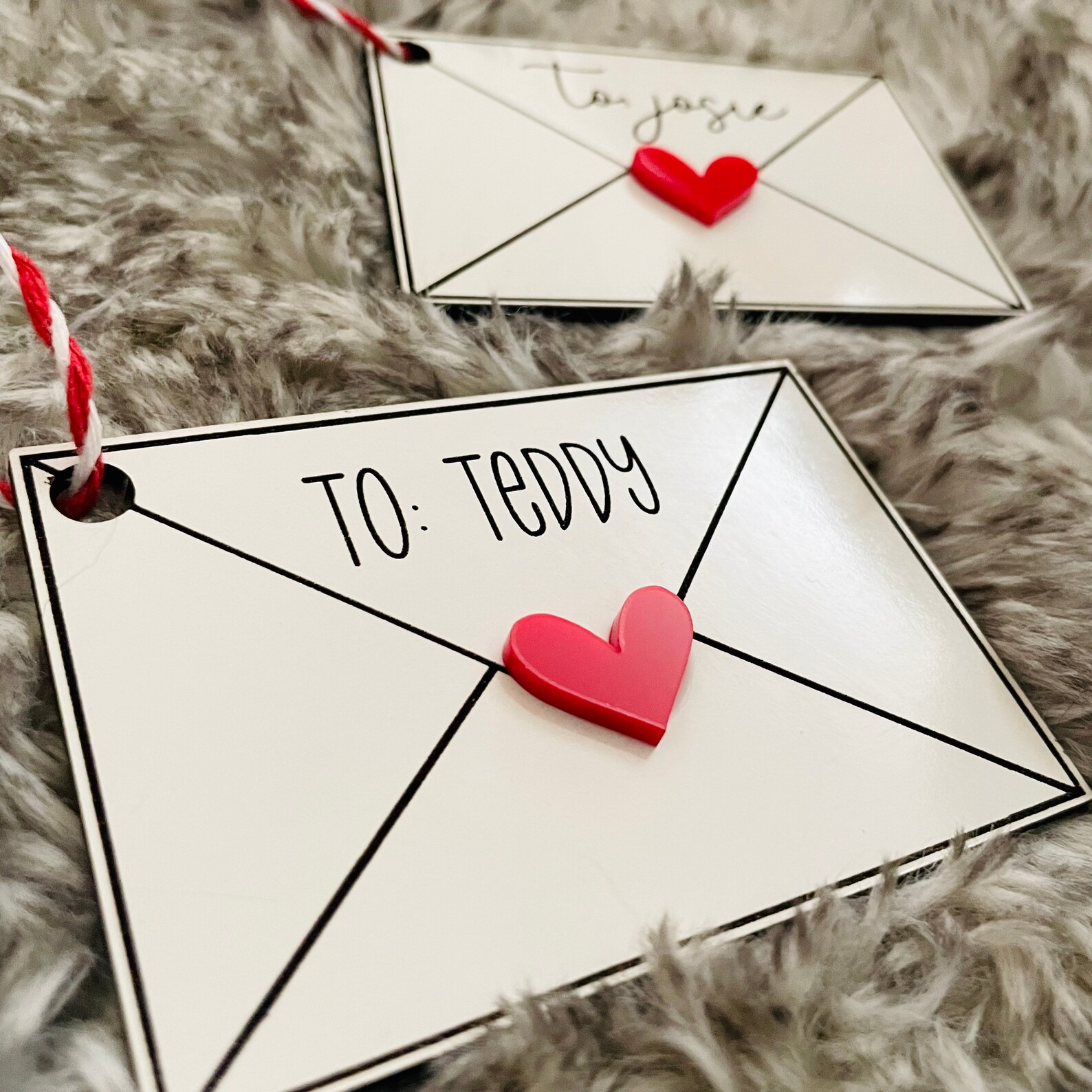 Personalized Valentines Day Envelope Gift Tag Valentines Day - Etsy