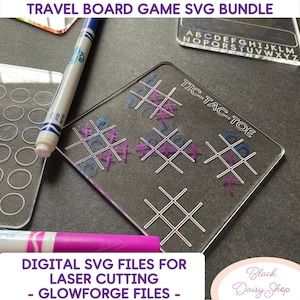 Travel Board Game SVG Bundle | Reuseable Board Games SVG | Dry Erase ...