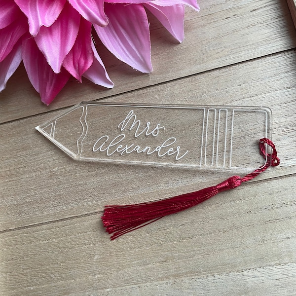 Pencil Bookmark - Etsy