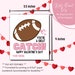 Printable Kids Valentine Exchange Cards, Football Boys Valentines ...