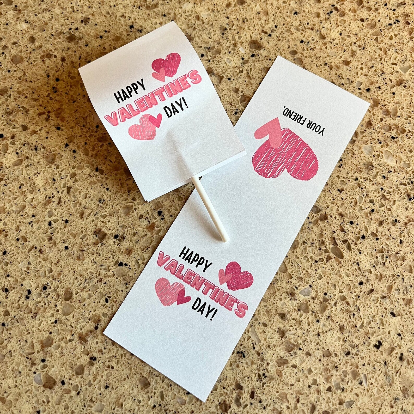 Printable Valentine Lollipop Wrap Holder, Classroom Valentine Exchange ...