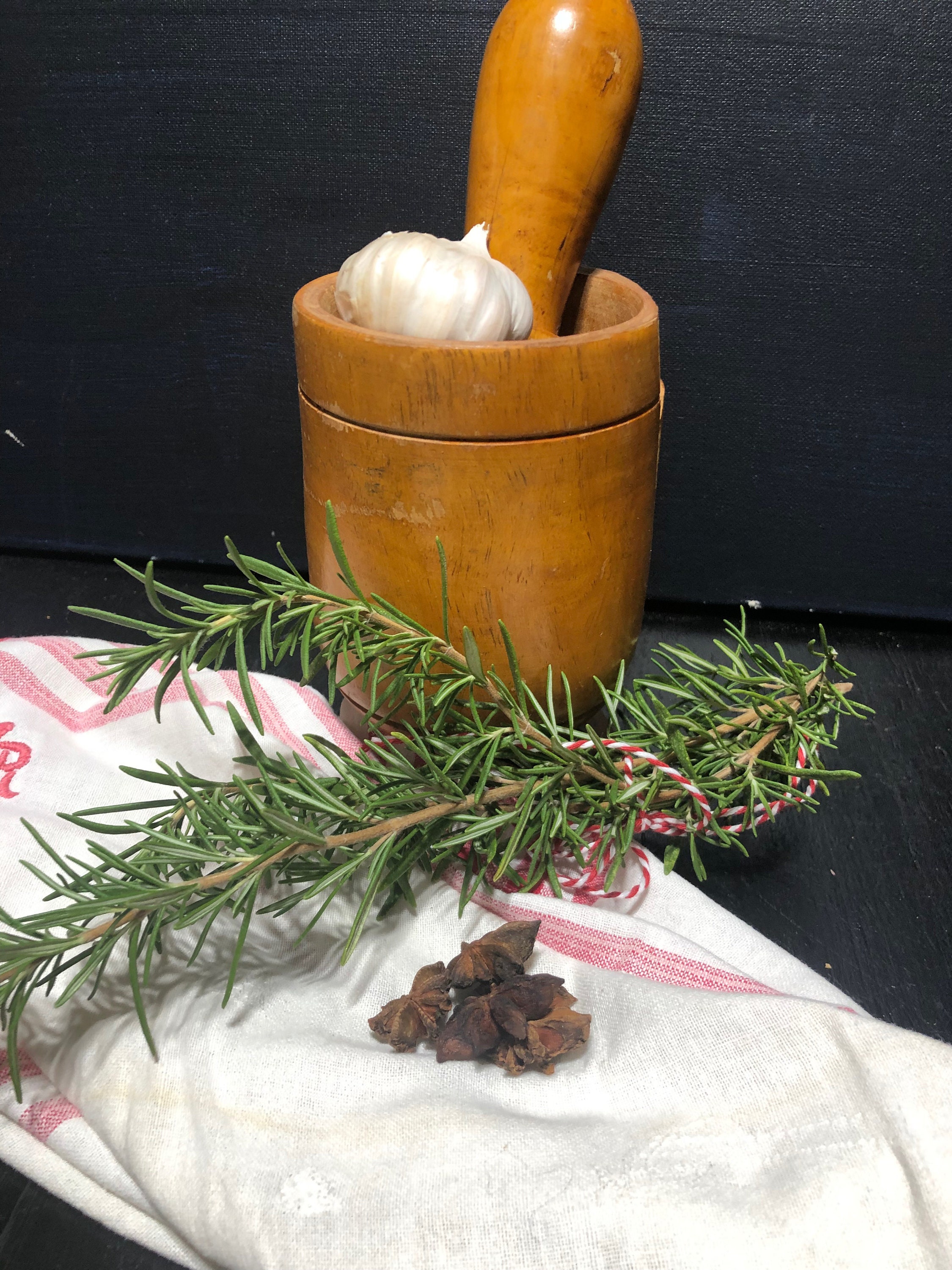 Vintage Mortar and Pestle Wooden Hand Made - Etsy