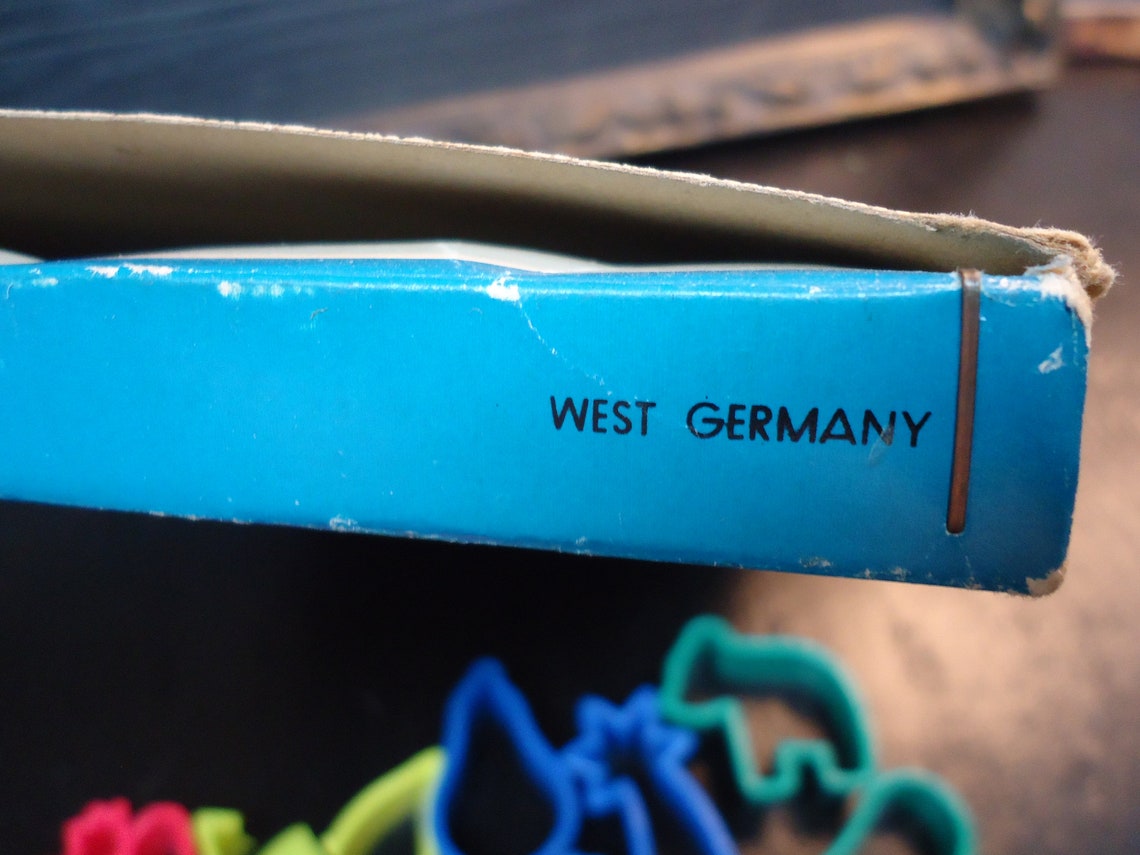 Vintage Made in Germany Cookie Cutters Mini in Neon - Etsy