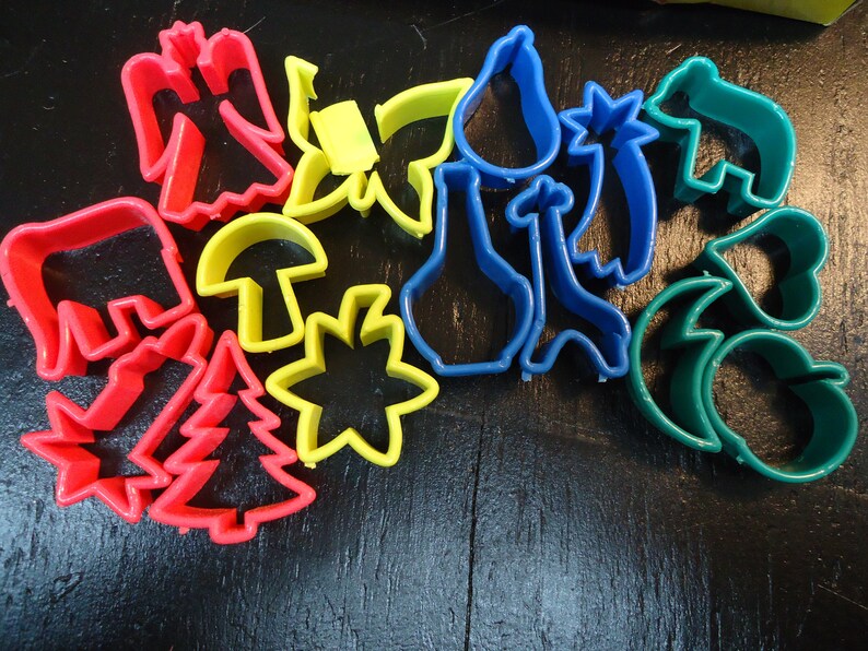 Vintage Made in Germany Cookie Cutters Mini in Neon - Etsy