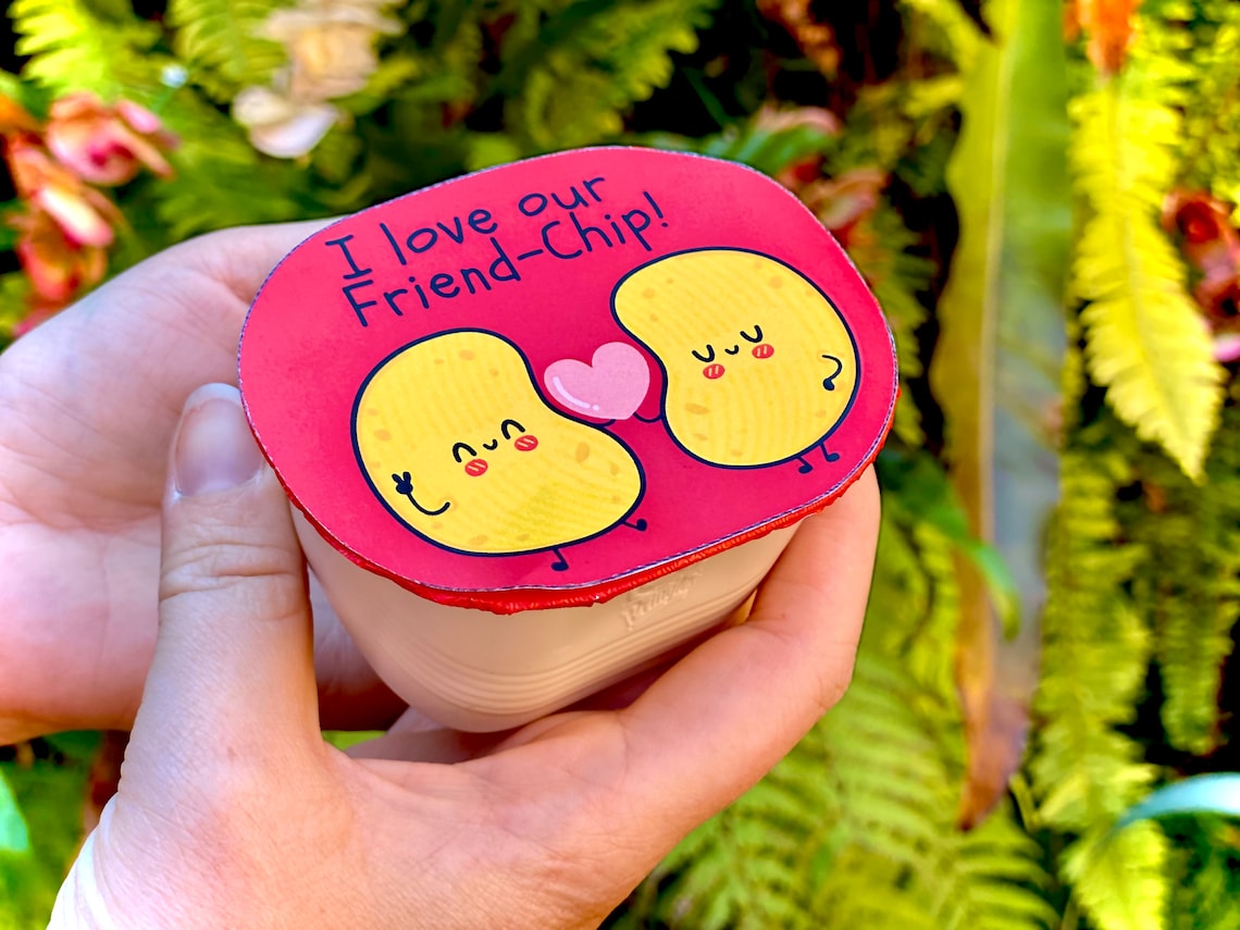 PRINTABLE Valentine Chip Labels - School Classroom Gifts DIY - Instant ...